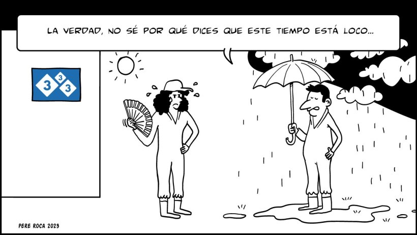 El tiempo está loco... - Humor - 3tres3 México, la página del Cerdo