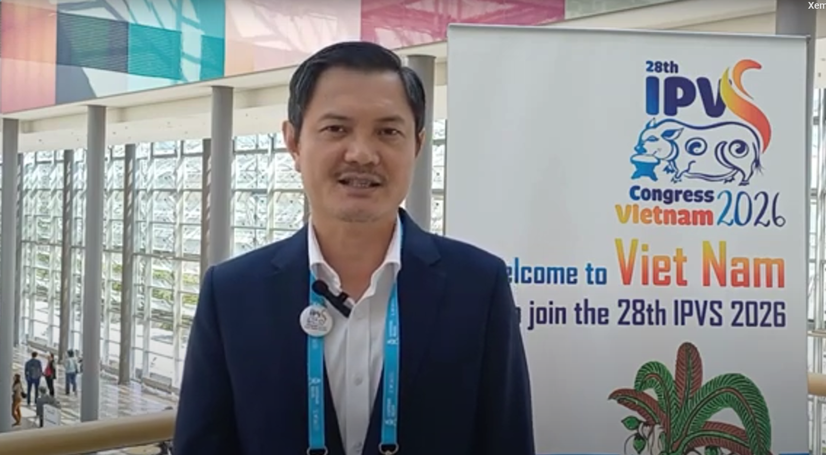 Phỏng vấn Chủ tịch Ban điều hành IPVS 2026 - Về 333 - Cộng đồng chuyên ngành heo