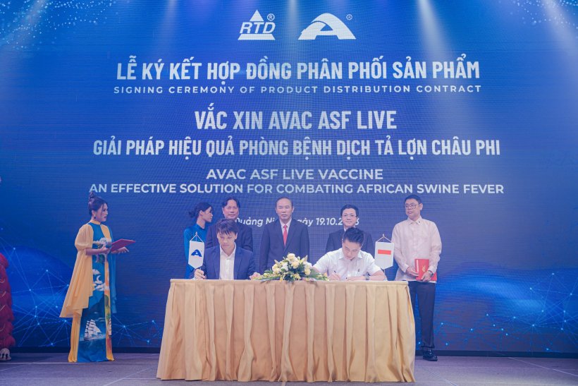Vắc-xin Dịch tả heo châu Phi AVAC ASF LIVE chính thức được xuất khẩu ...